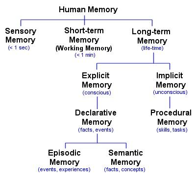 types of memory